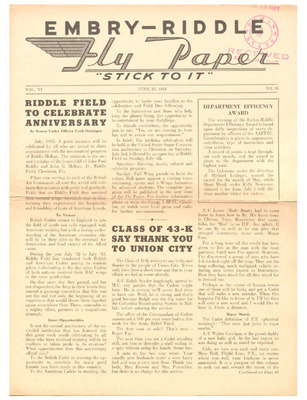 "Embry-Riddle Fly Paper" by Embry-Riddle School of Aviation