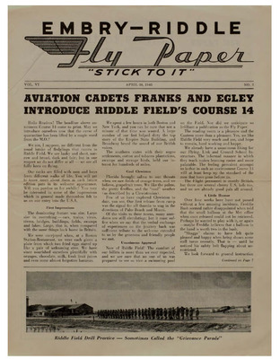 "Embry-Riddle Fly Paper" by Embry-Riddle School of Aviation