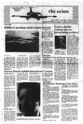 "Avion 1980-09-17" by Embry-Riddle Aeronautical University