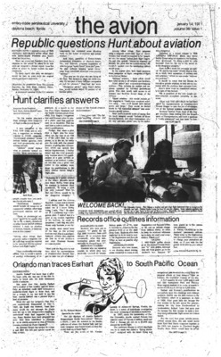 "Avion 1981-01-14" by Embry-Riddle Aeronautical University