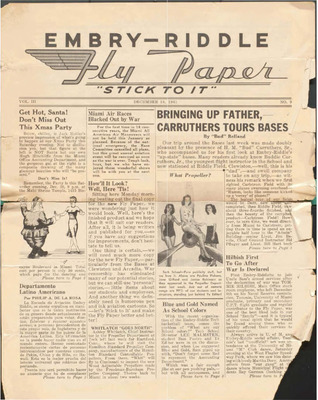 "Embry-Riddle Fly Paper 1941-12-18" by Embry-Riddle School of Aviation