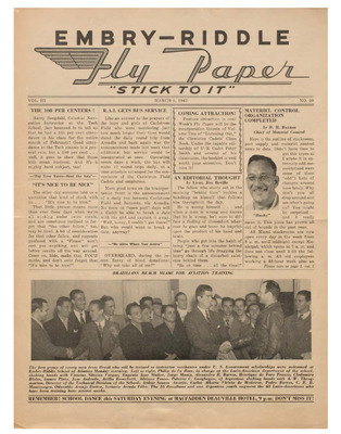 "Embry-Riddle Fly Paper 1942-03-05" by Embry-Riddle School of Aviation