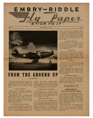 "Embry-Riddle Fly Paper 1942-11-05" by Embry-Riddle School of Aviation