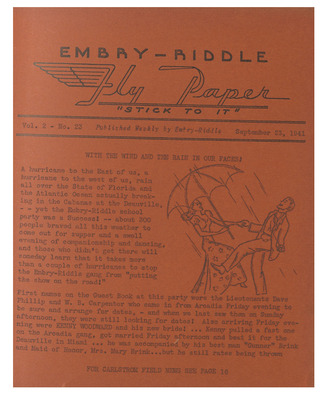 "Embry-Riddle Fly Paper 1941-09-23" by Embry-Riddle Aeronautical University