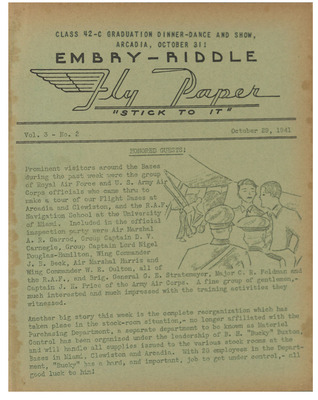 "Embry-Riddle Fly Paper 1941-10-29" by Embry-Riddle School of Aviation